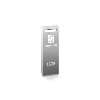 16GB USB Flash Drive with Metal Body - Simmtronics
